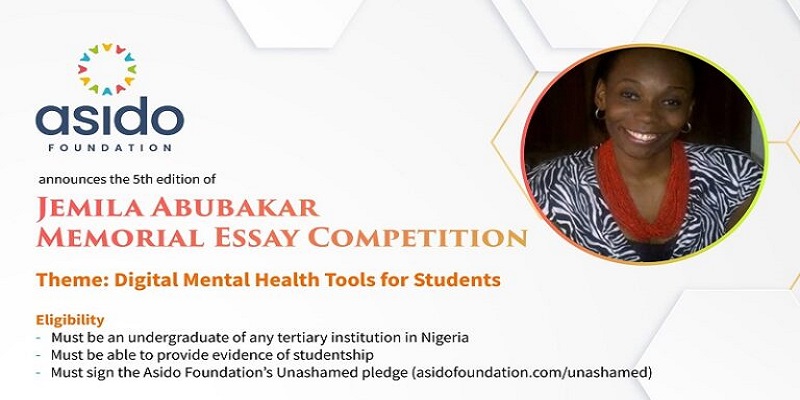 Jemila Abubakar Memorial Essay Competition 2025 (Win N200,000 prize)Deadline: 6 December, 2024 ...
